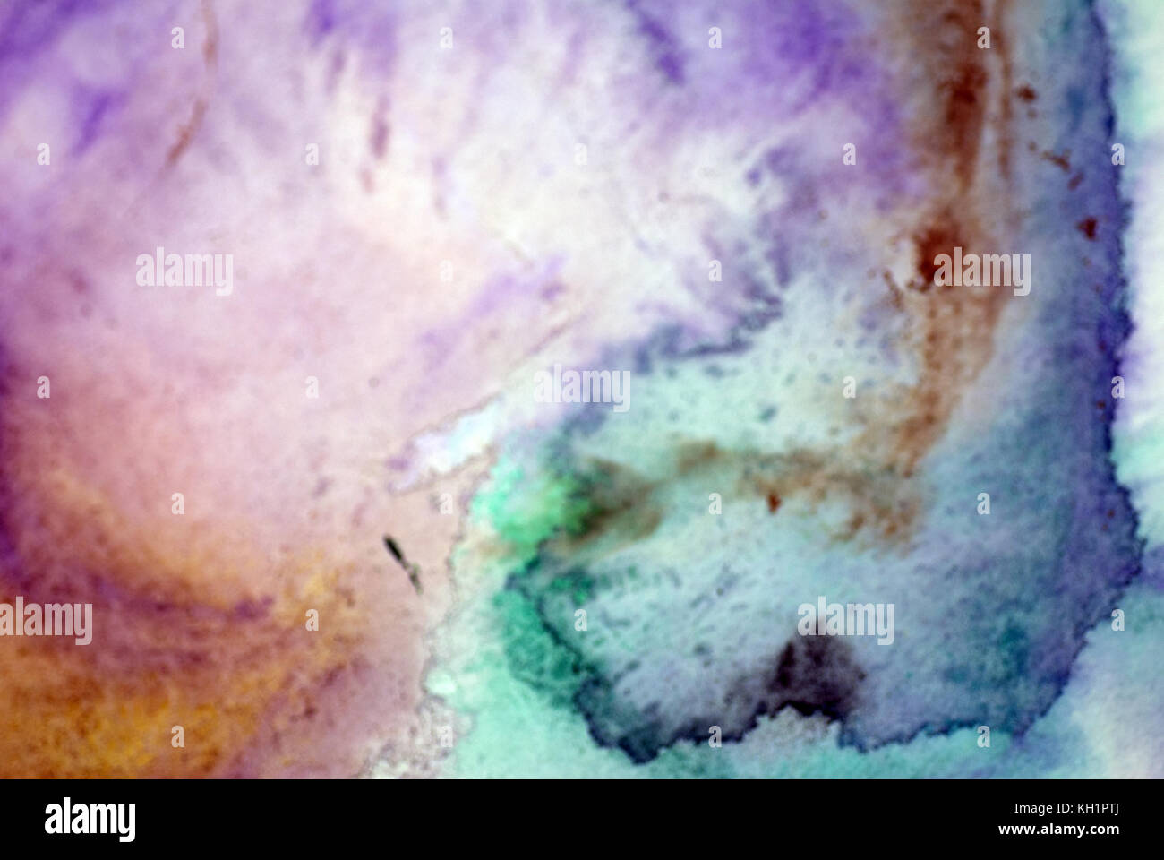 Wet on wet watercolor abstract Stock Photo - Alamy