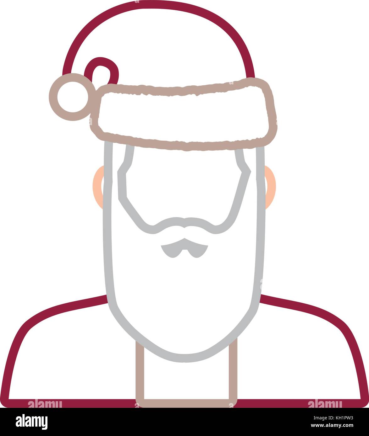 santa claus icon Stock Vector Image & Art - Alamy