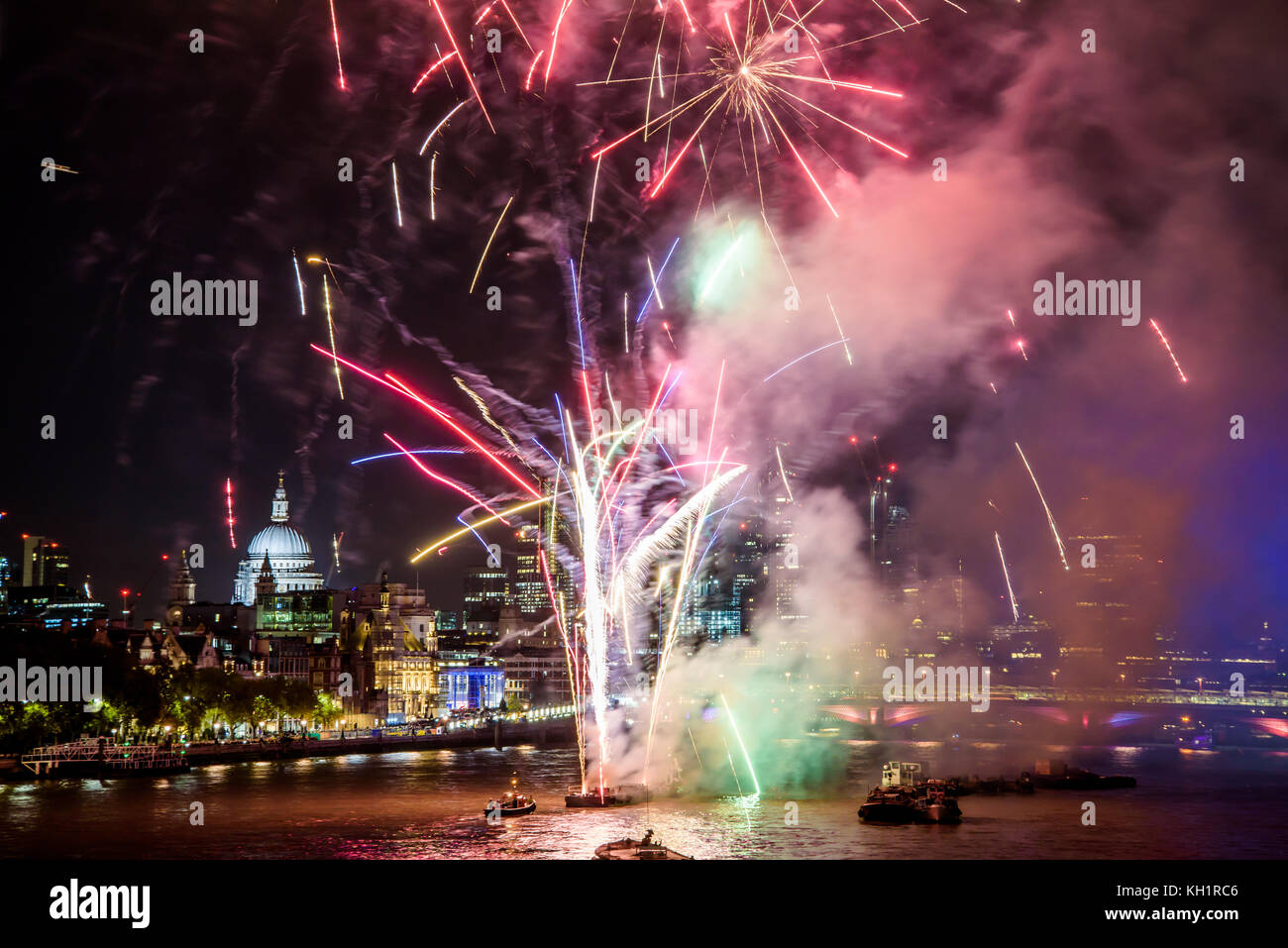 A spectacular fireworks display closes the annual celebrations for Lord ...
