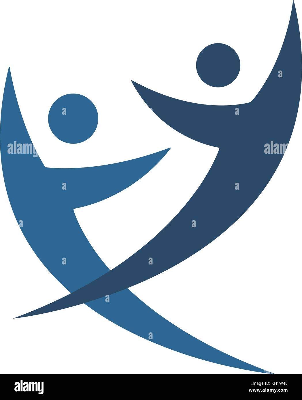 People together logo Stock Vector Images - Alamy