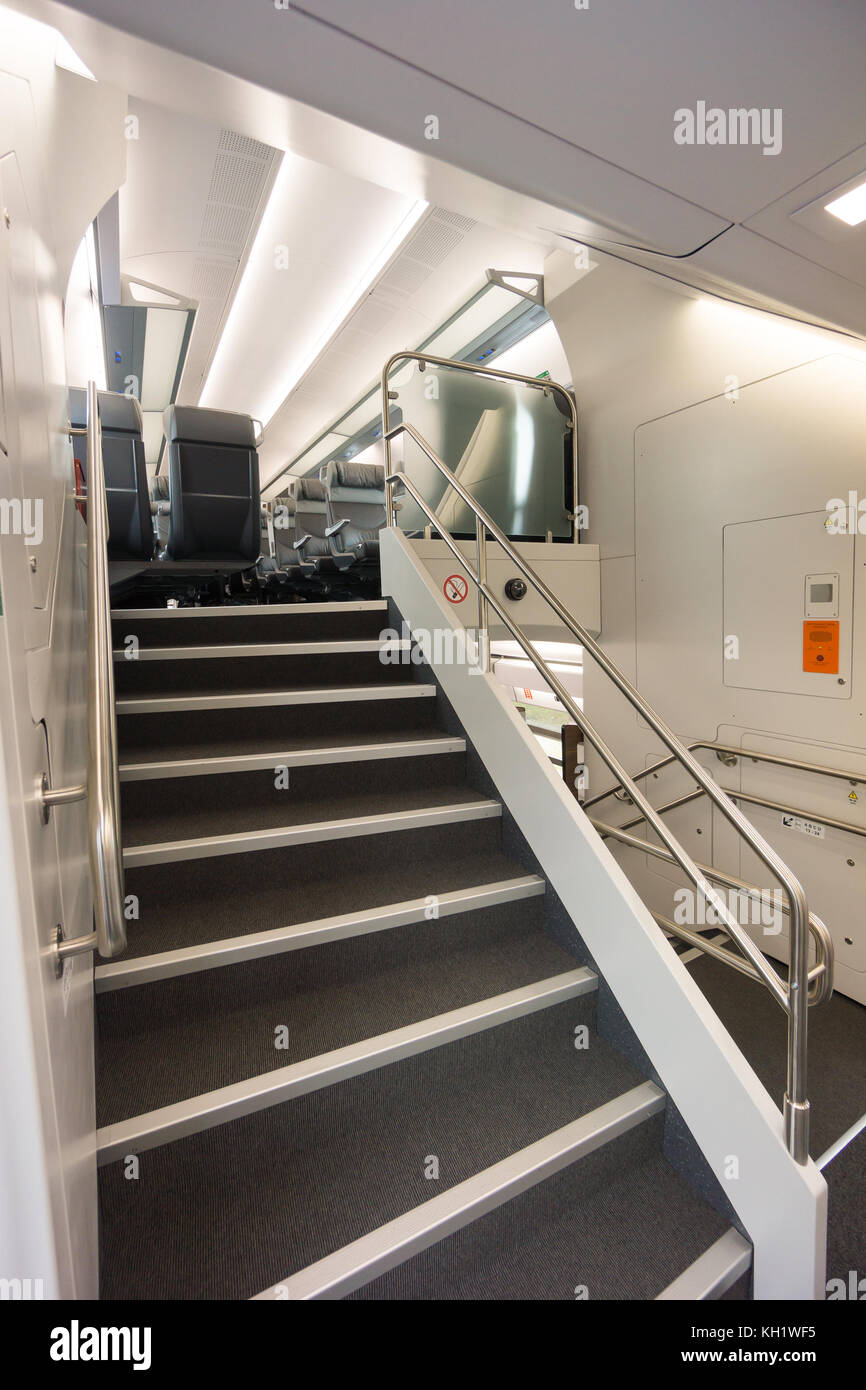 Interior of a modern train Stock Photo - Alamy