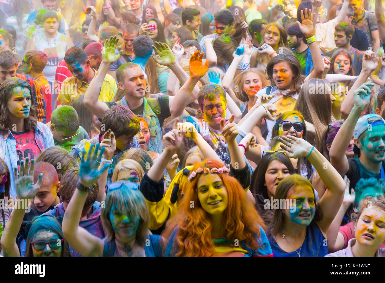 Young people having fun Stock Photo - Alamy