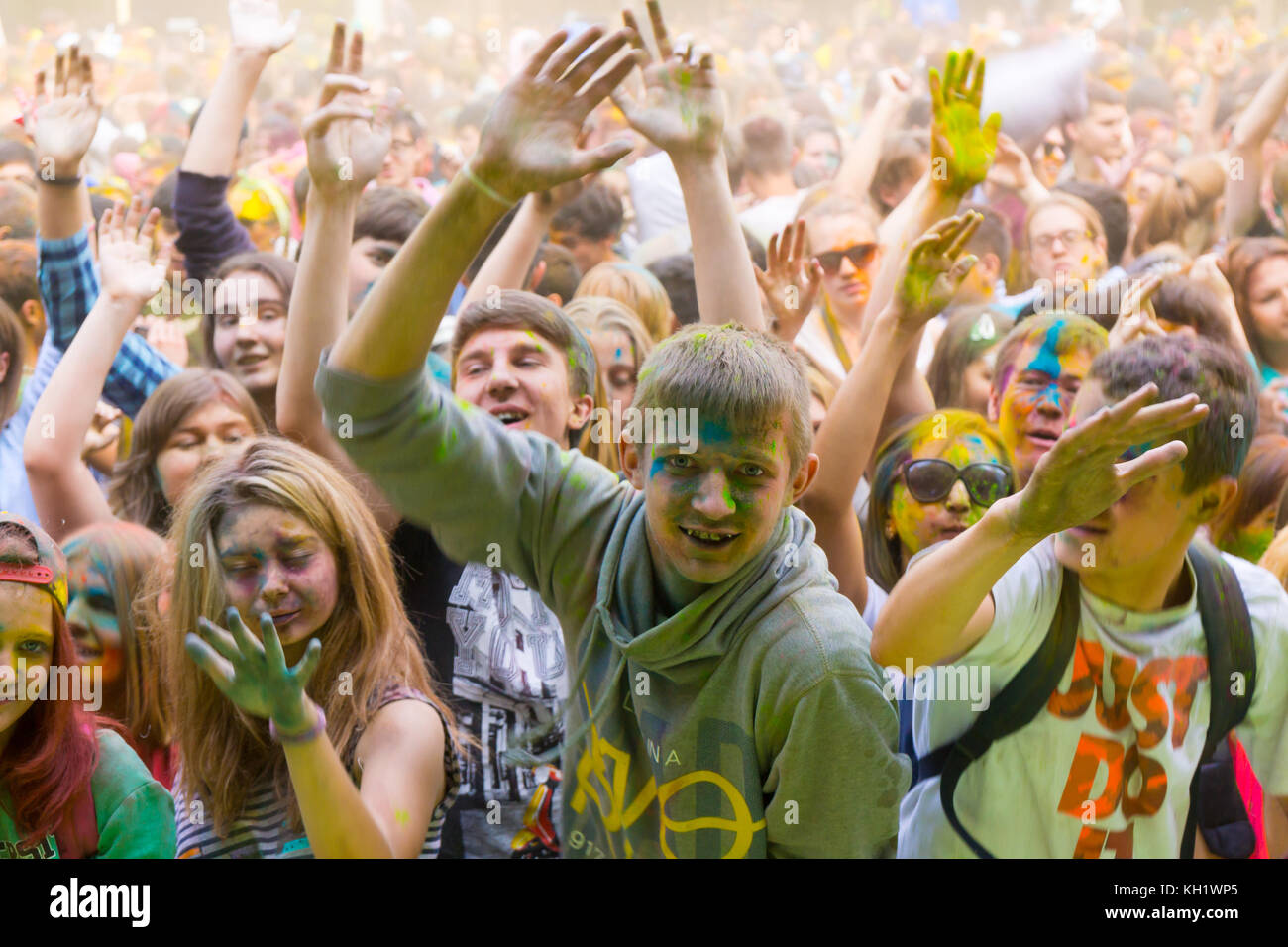 Young people having fun Stock Photo - Alamy