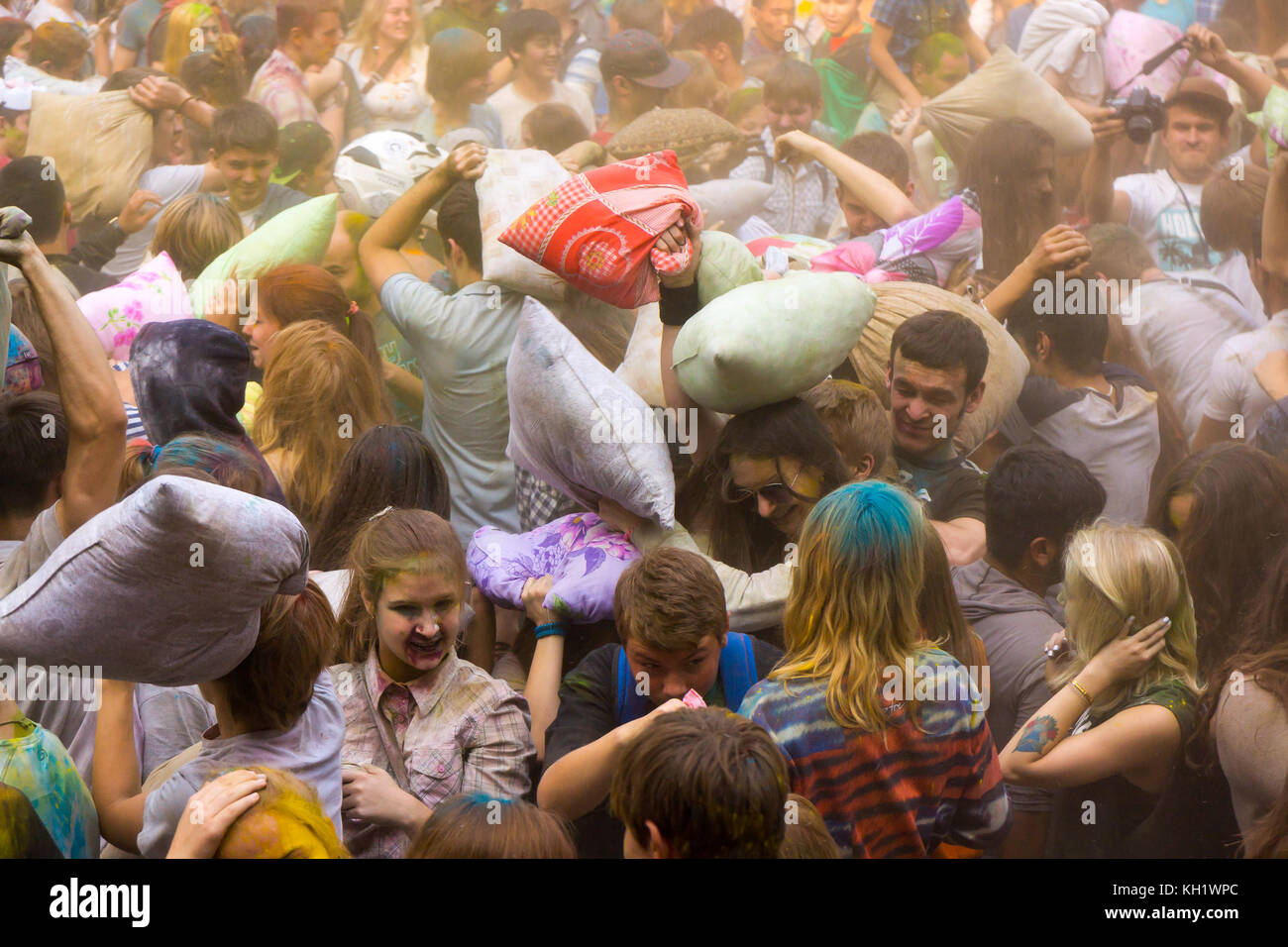 Young people having fun Stock Photo - Alamy