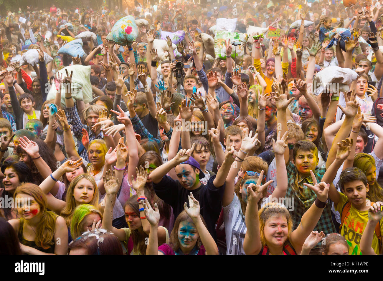 Young people having fun Stock Photo - Alamy