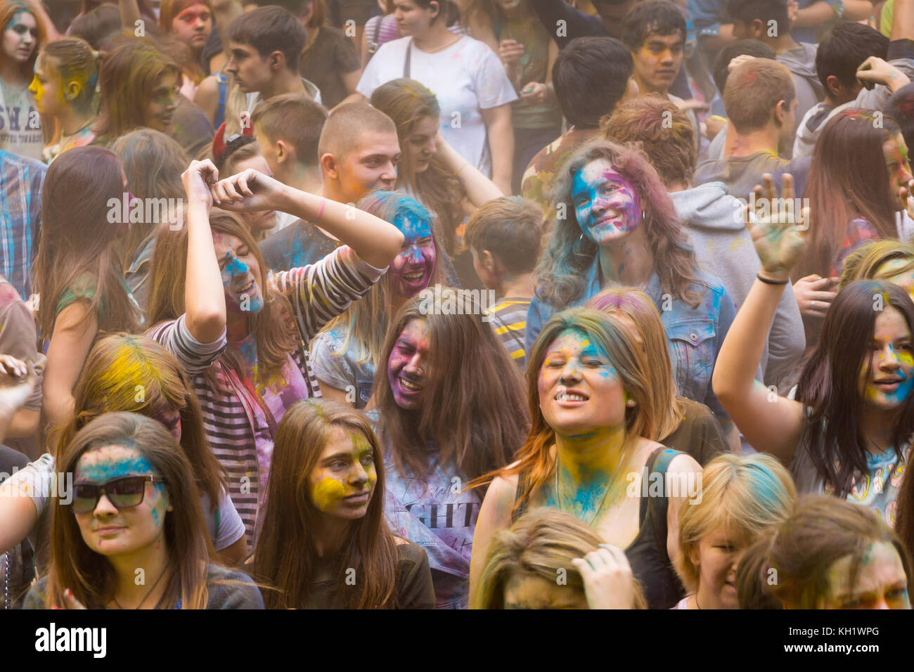 Young people having fun Stock Photo - Alamy