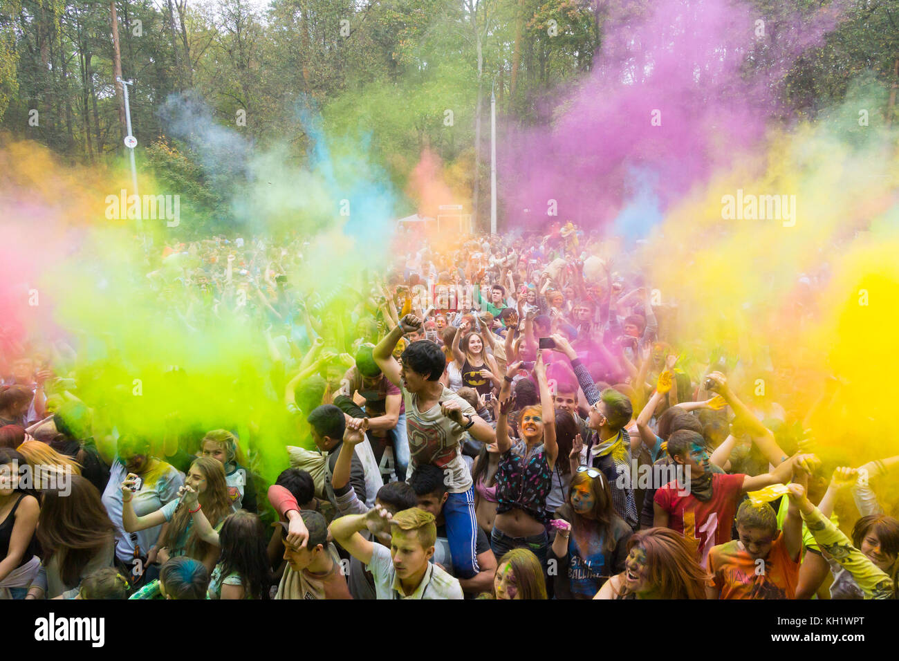Young people having fun Stock Photo - Alamy