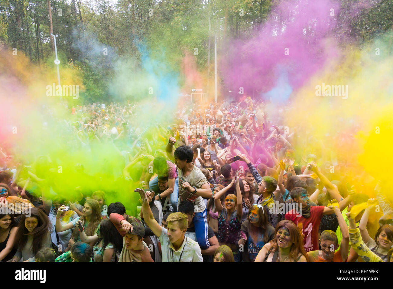 Young people having fun Stock Photo - Alamy