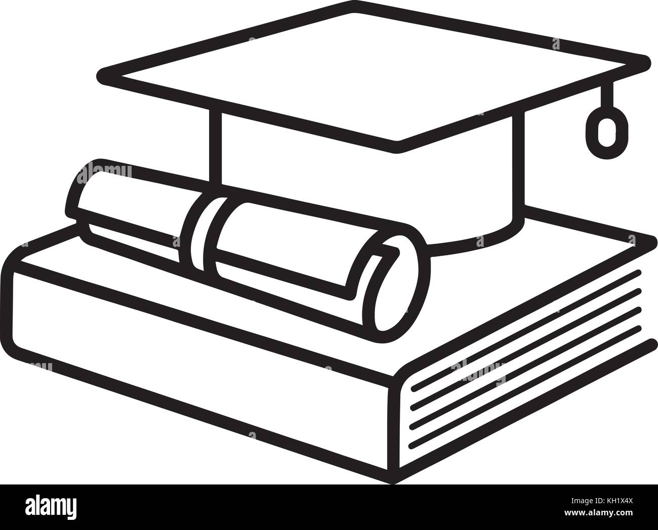 Graduation logo Stock Vector Images - Alamy