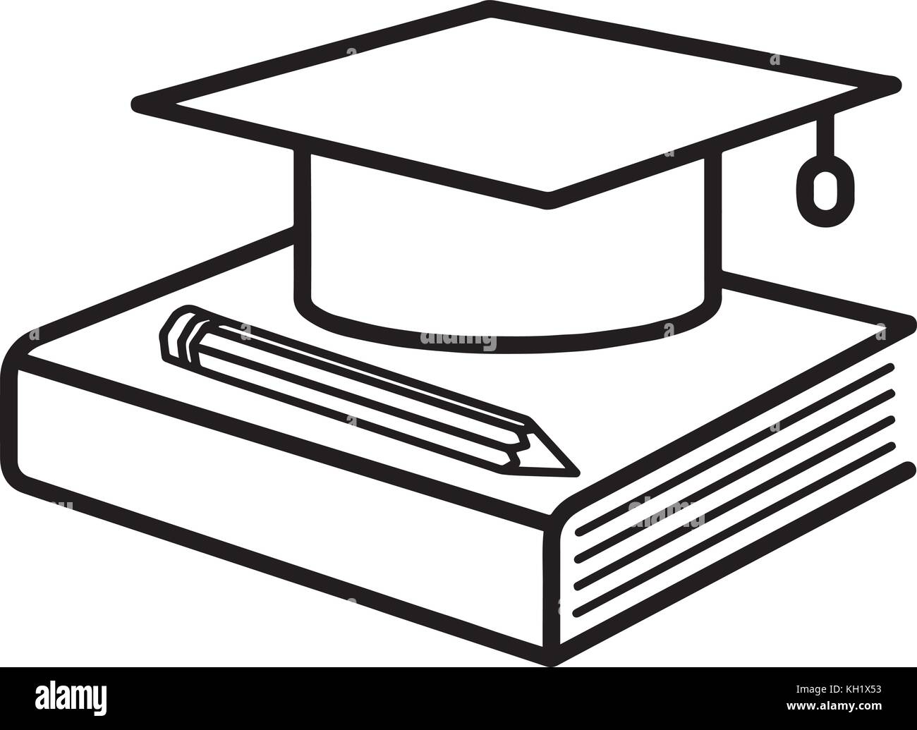 Graduation logo Stock Vector Images - Alamy