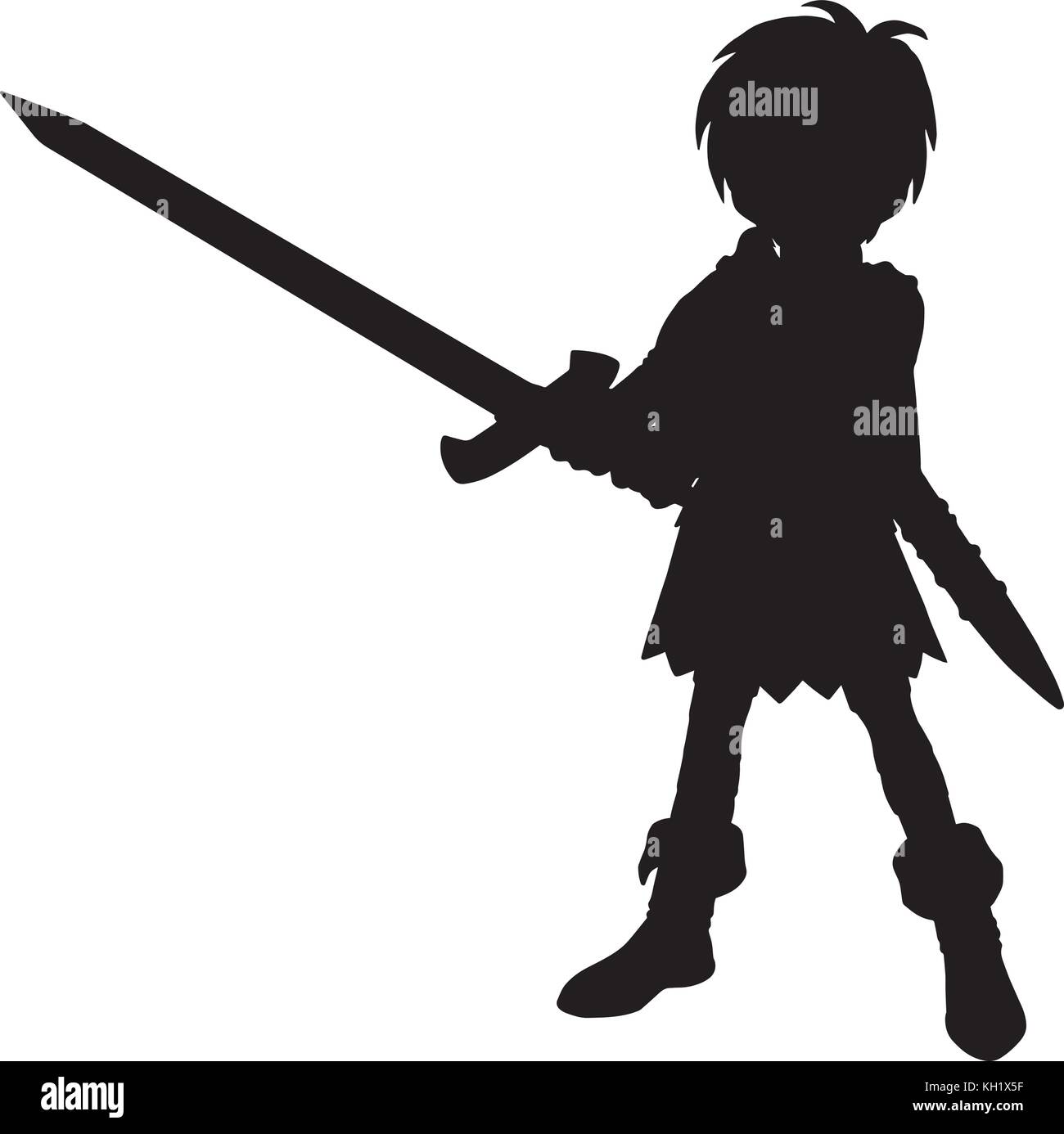 Cartoon swordsman hi-res stock photography and images - Alamy
