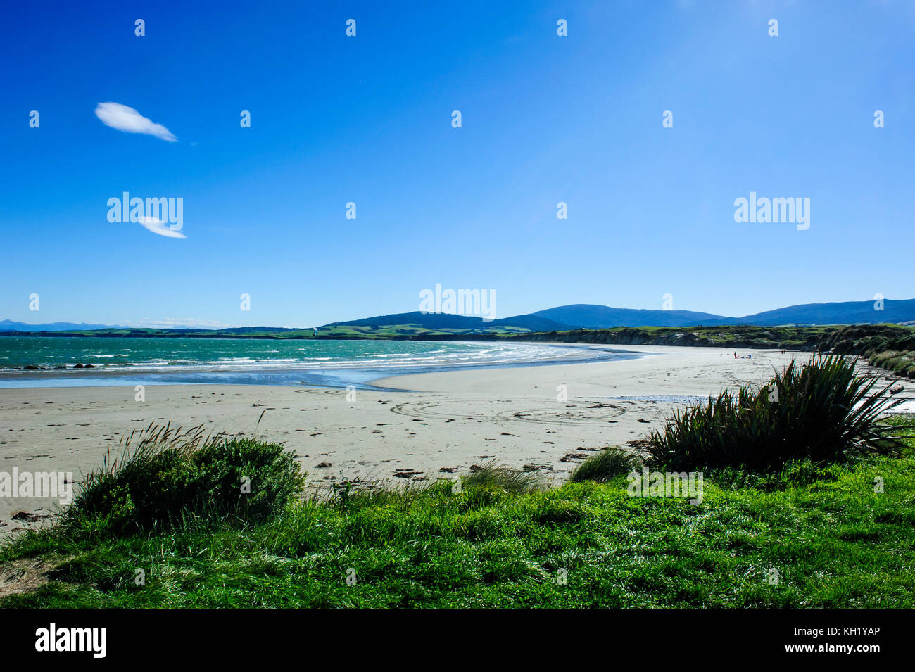 Te waewae bay, along the Road from Invergargill to Te Anau, South ...