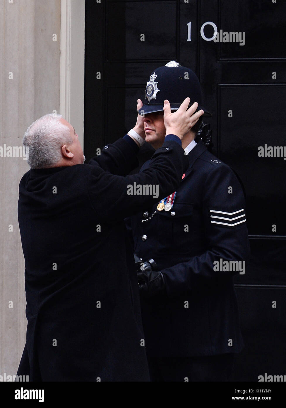 A police officer attending the annual Remembrance Sunday Service at the ...