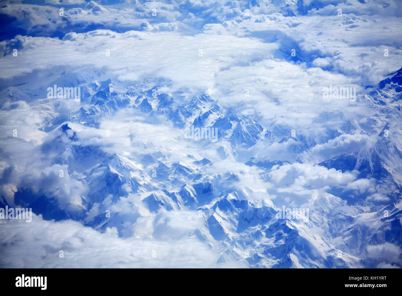 Aerial view of Pyrenees Mountains Stock Photo - Alamy