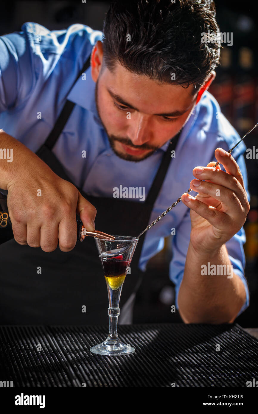 Layered cocktail glass hi-res stock photography and images - Alamy