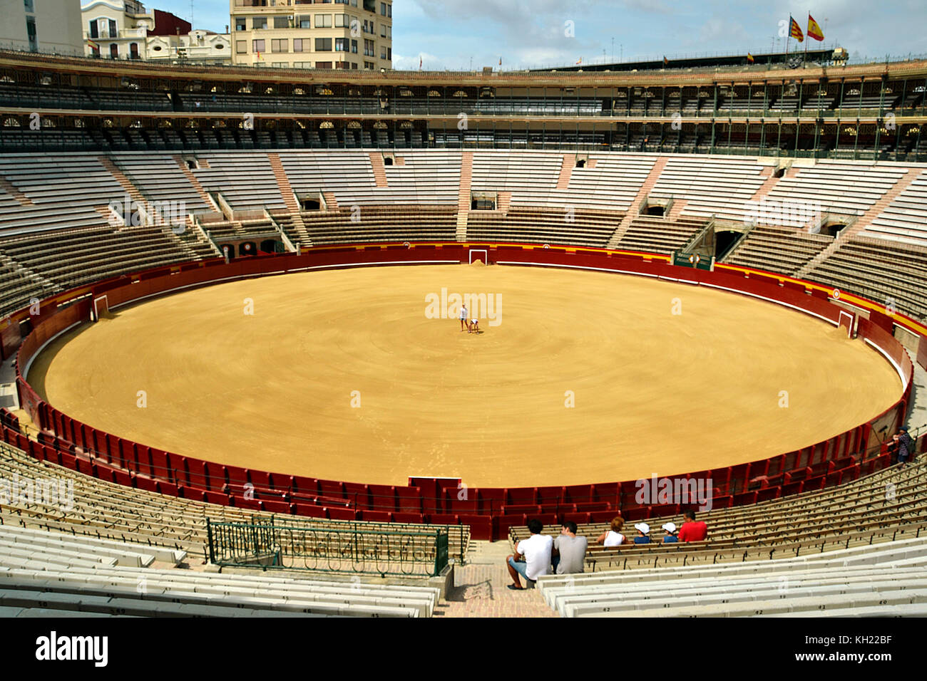 Plaza de Toros, Arena for bullfighting in Valencia - Spain Stock Photo ...