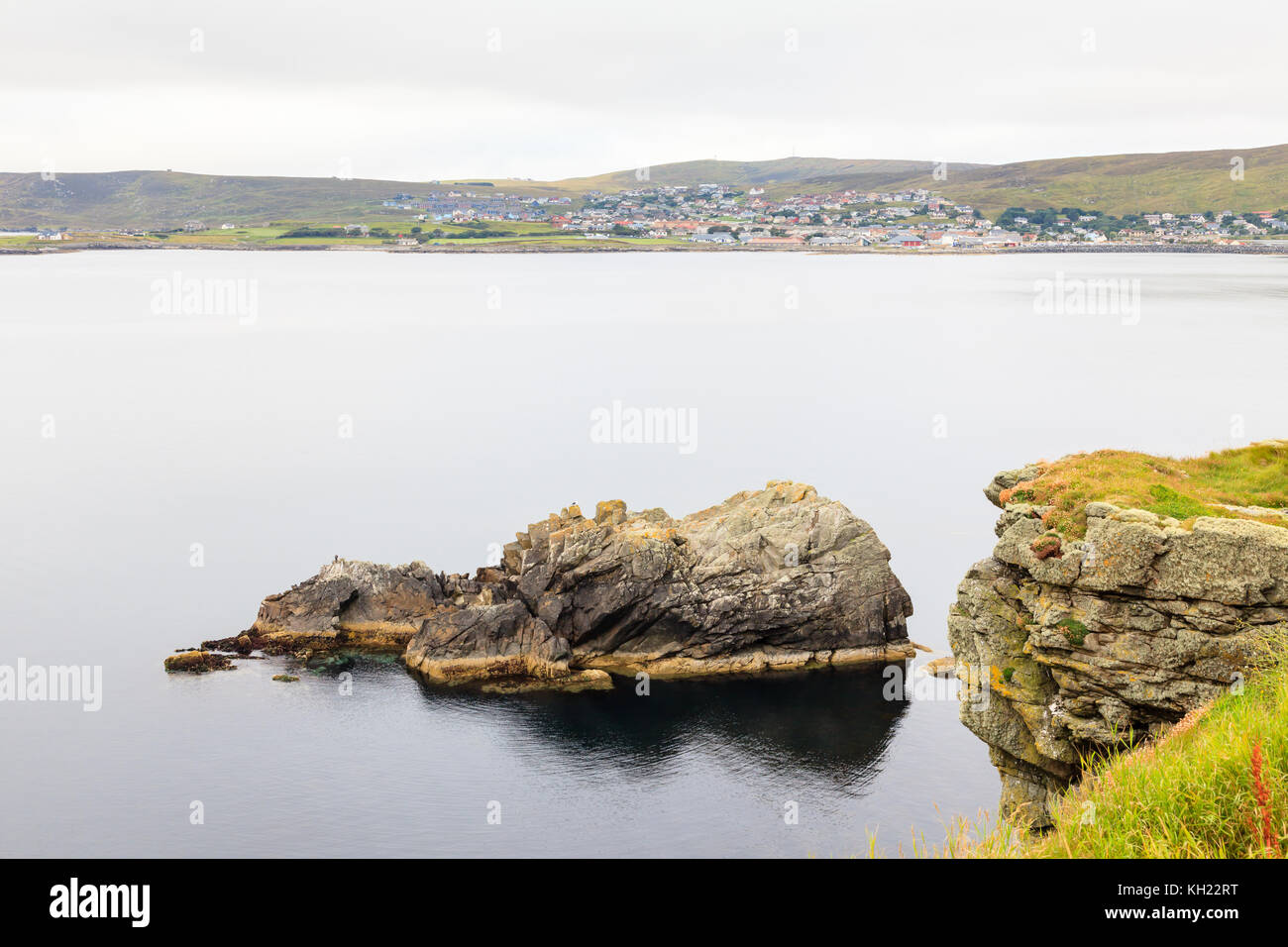 Lerwick View. Lerwick is the main port in the Shetland Isles, Scotland ...