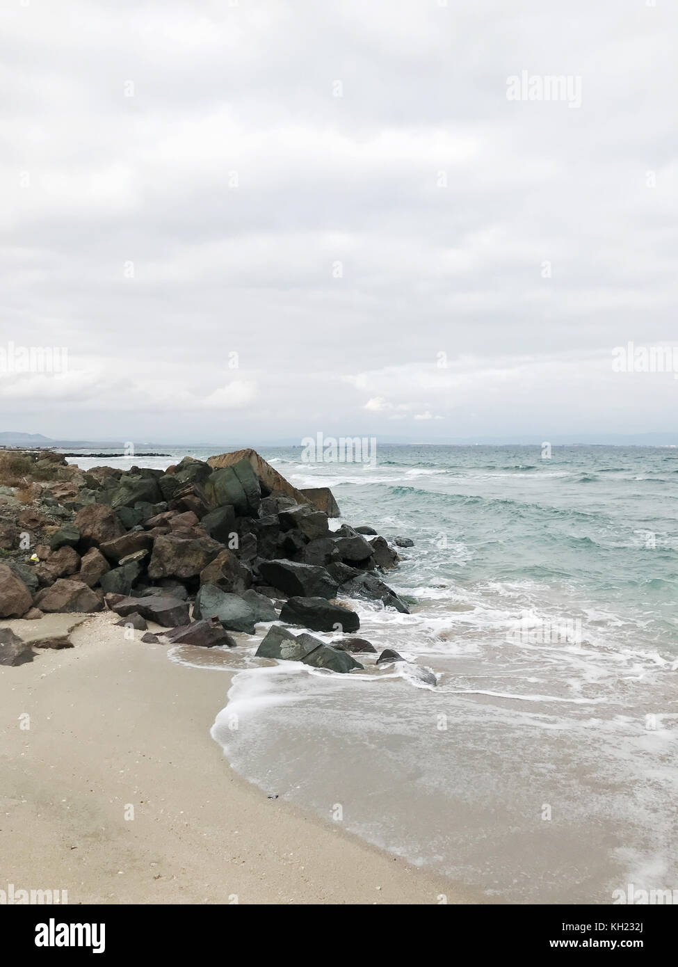 Seaside in the autumn Stock Photo - Alamy