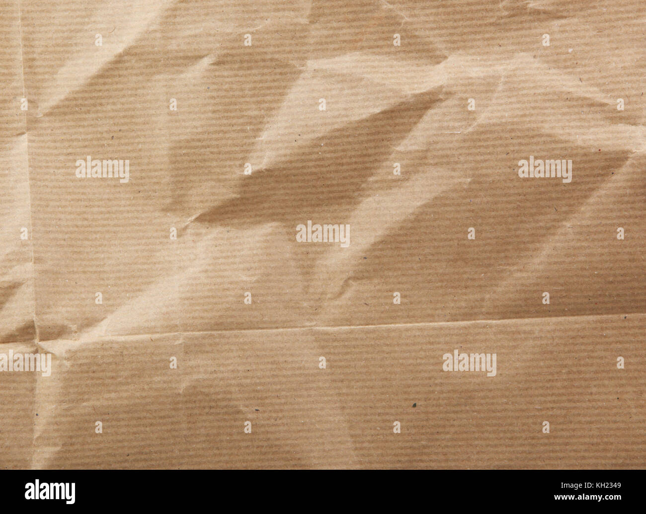 Crinkled brown paper Stock Photo - Alamy