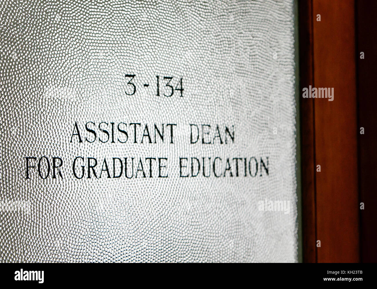 Door to a room for faculty member of the Massachusetts Institute of ...