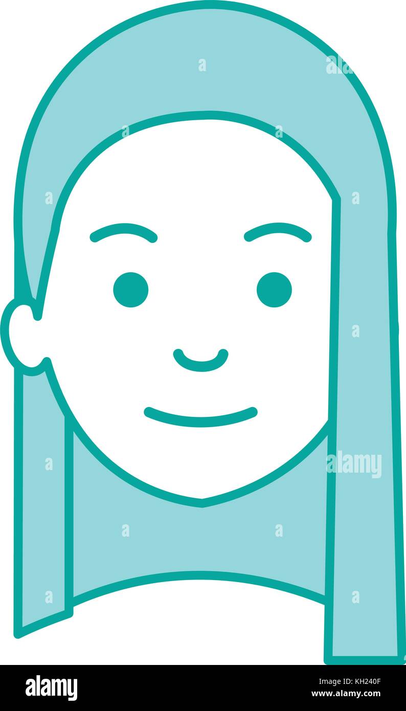 beautiful woman head avatar character Stock Vector Image & Art - Alamy