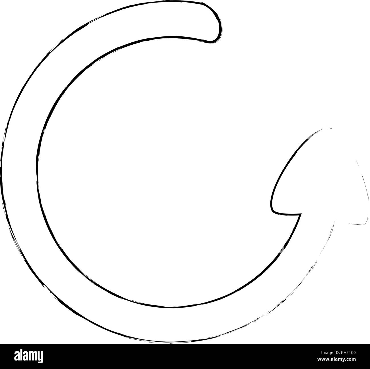 arrow around isolated icon Stock Vector Image & Art - Alamy