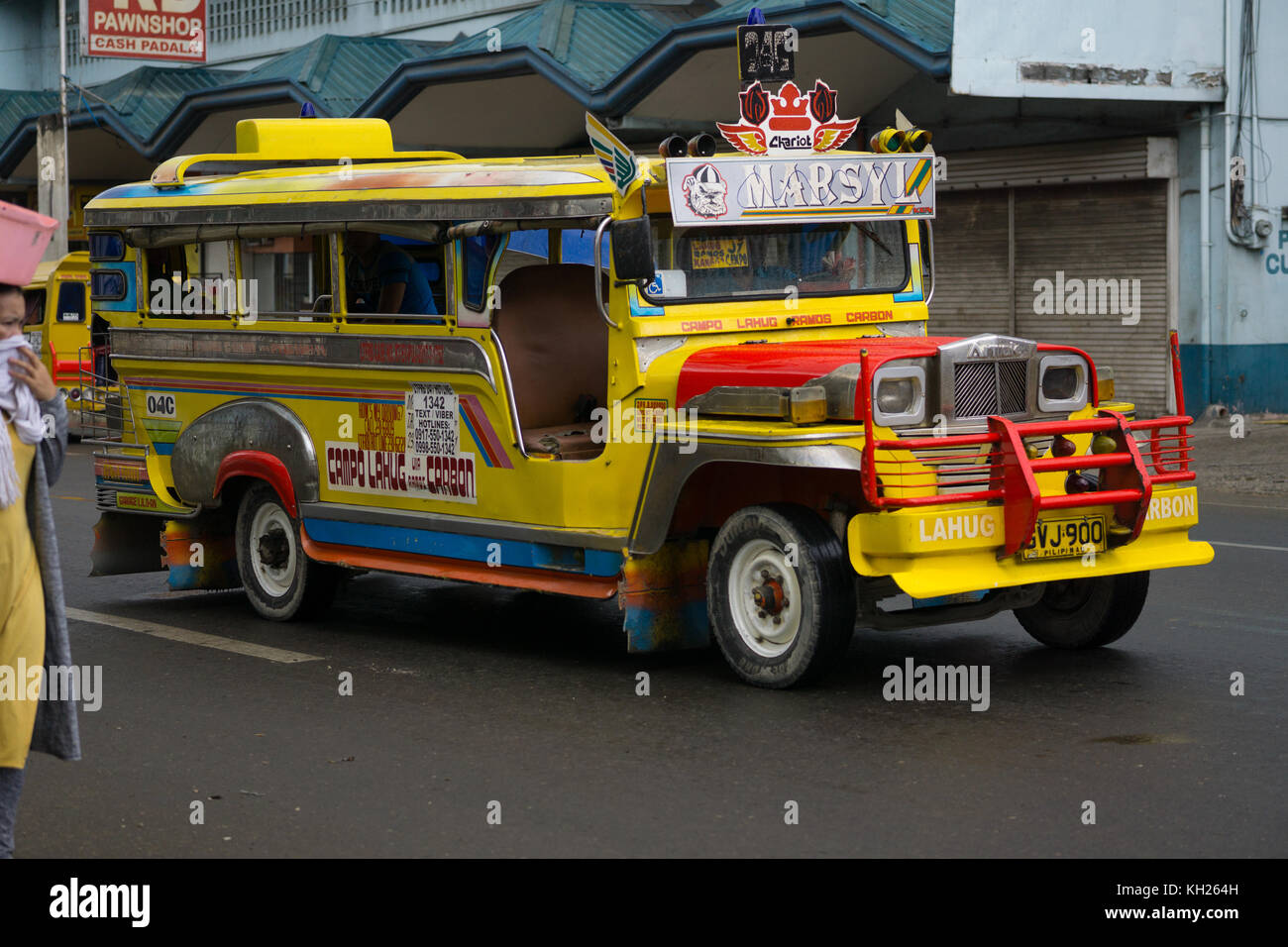 An old style Jeepney vehicle,Cebu City,Philippines Stock Photo - Alamy