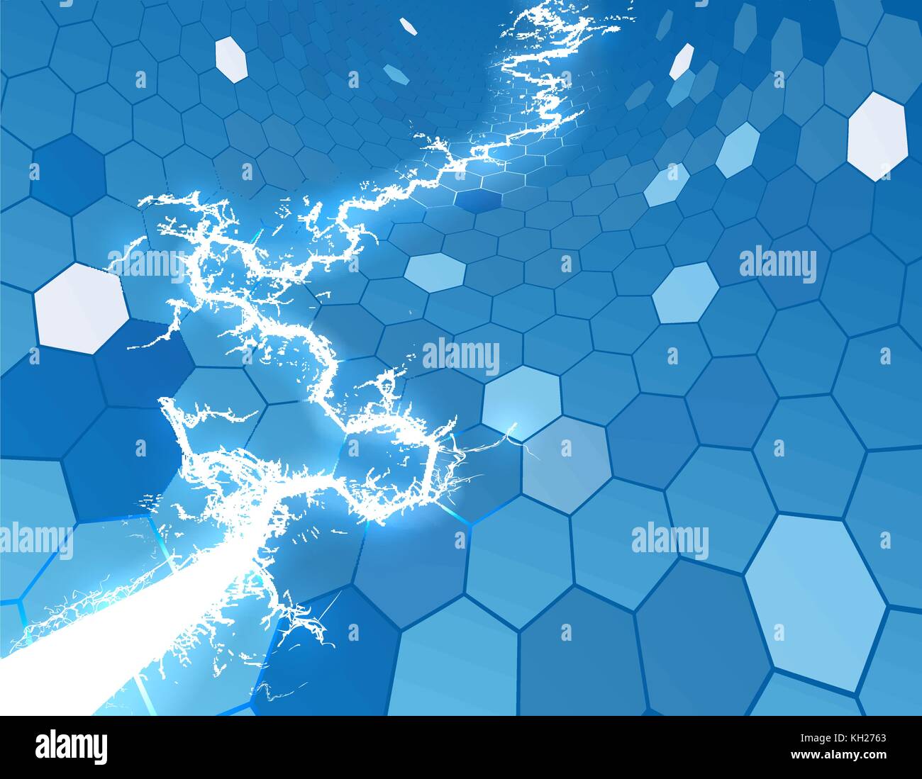 Electric Hexagon Honeycomb Background Stock Vector Image & Art - Alamy