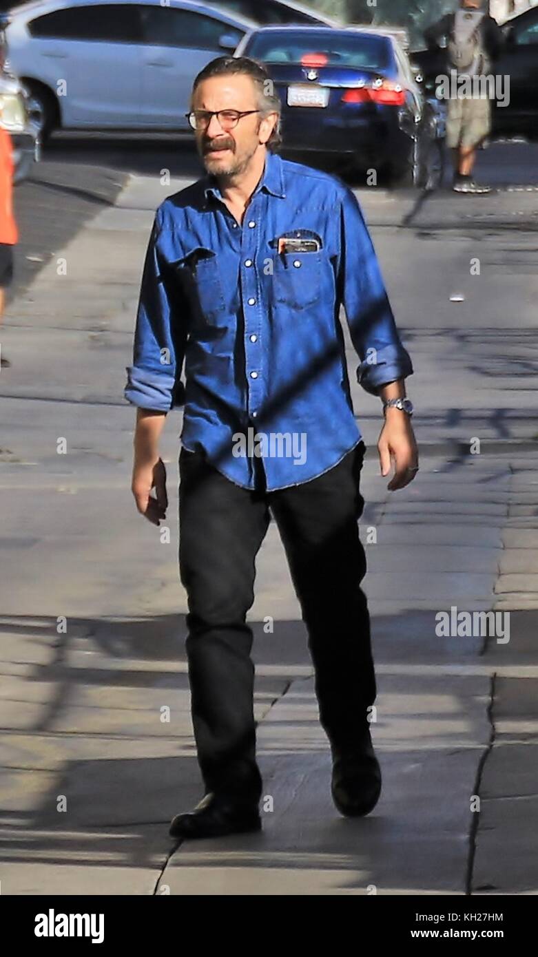 Renée Zellweger and Mark Maron arrive for their appearances on Jimmy ...