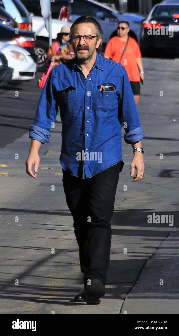 Renée Zellweger and Mark Maron arrive for their appearances on Jimmy ...