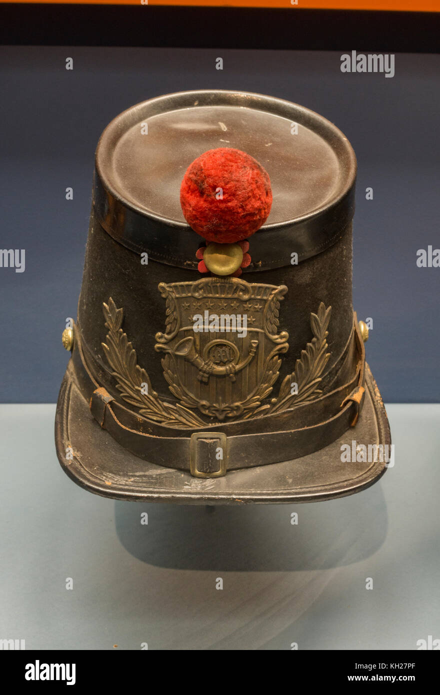 A Shako hat (c.1850's), National Civil War Museum, Lincoln Circle ...