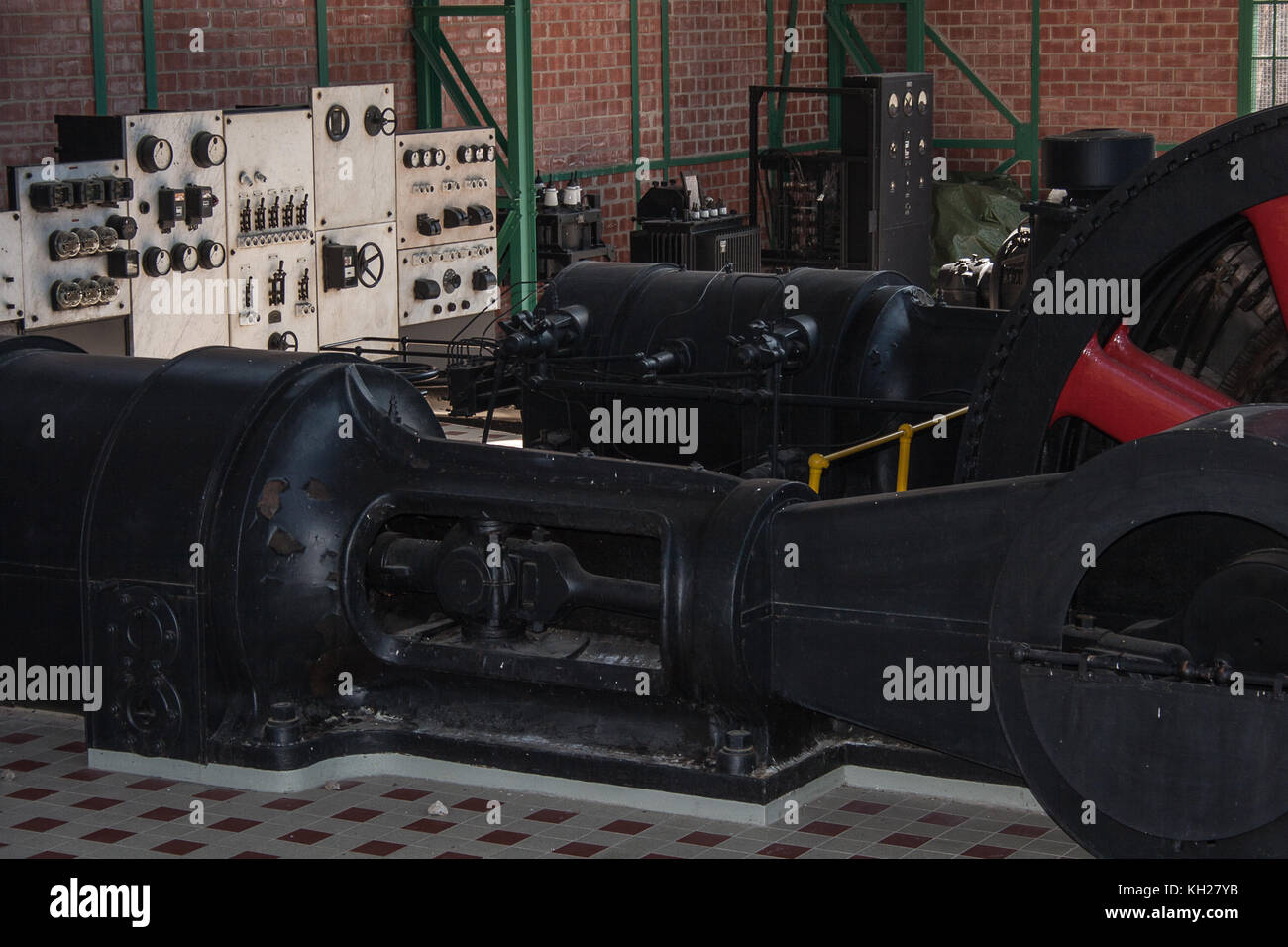 Old power generating plant (ca 1900 Stock Photo - Alamy