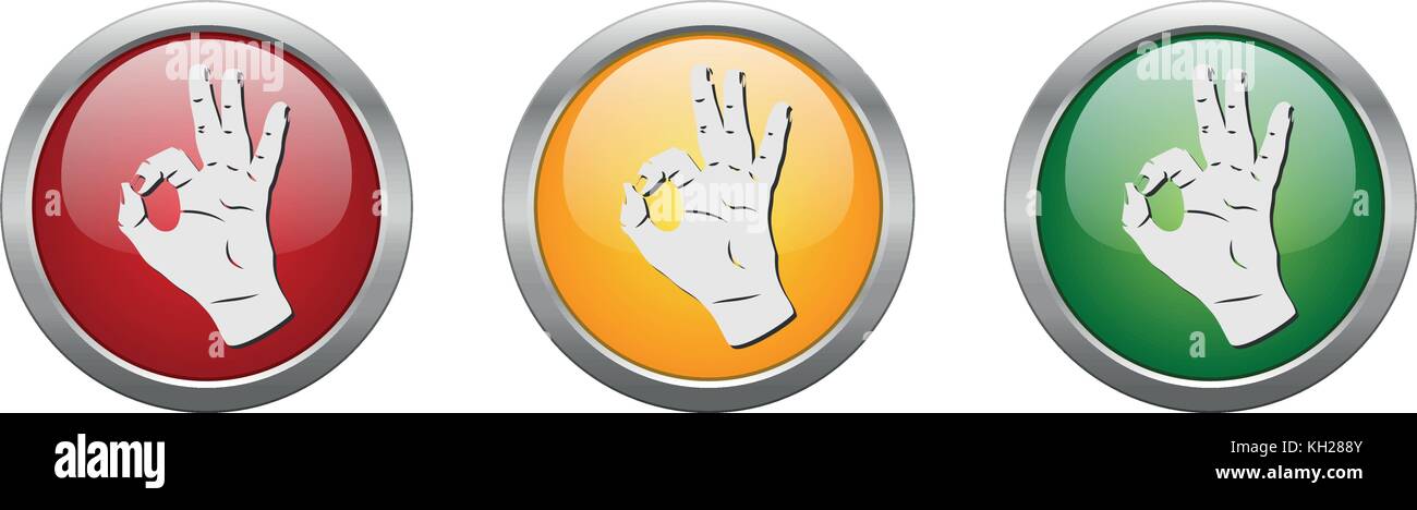 Modern Button Vector OK for the creative use in graphic design Stock ...