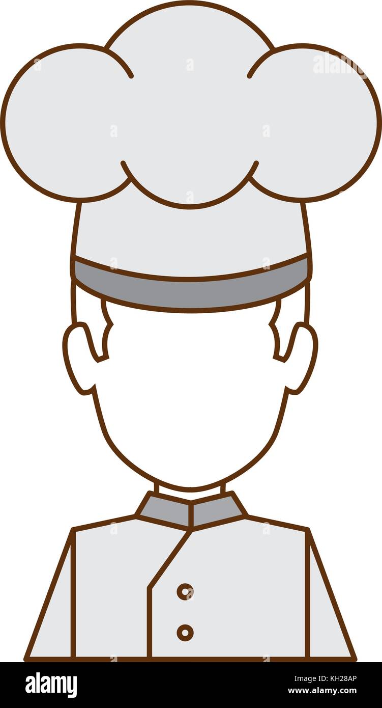 Chef avatar silhouette design hi-res stock photography and images - Alamy