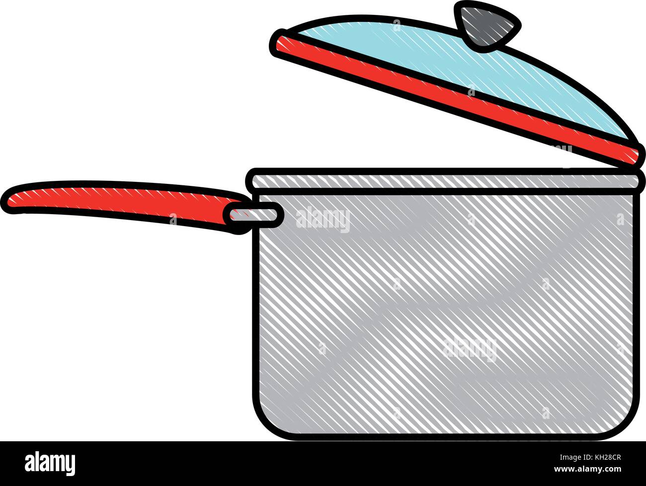 kitchen pot open isolated icon Stock Vector Image & Art - Alamy