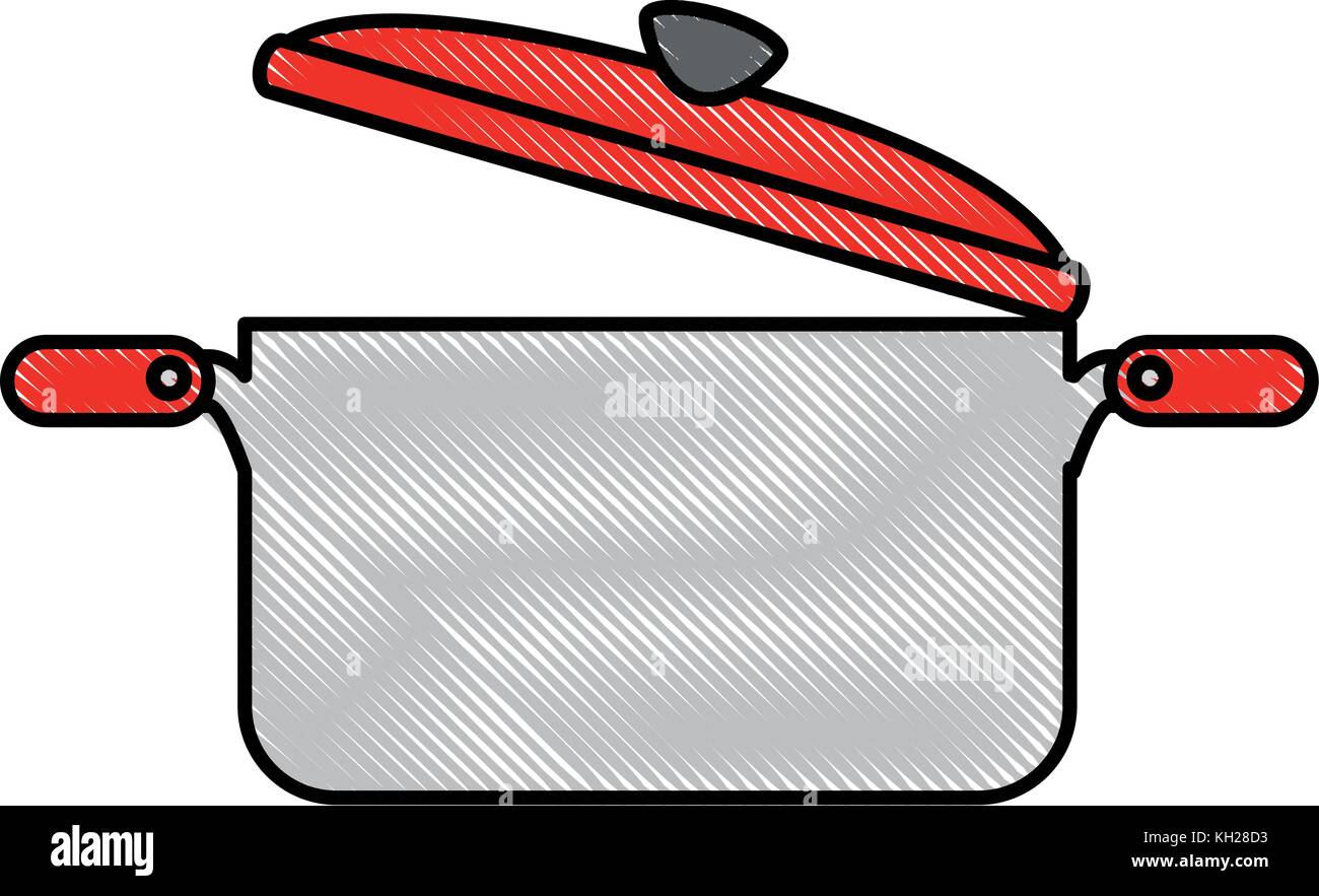 Open Cooking Pot Stock Vector Images - Alamy