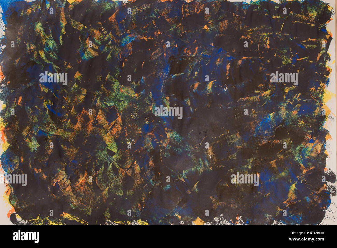 Abstract Informel Painting Stock Photo - Alamy