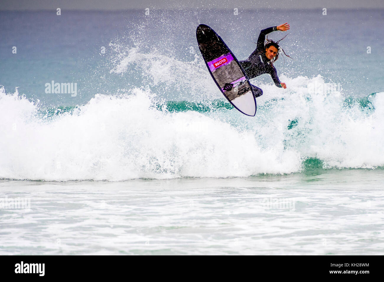 Aerial surfer wave front hi-res stock photography and images - Alamy