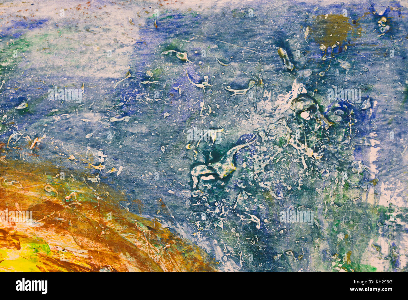 Abstract Informel Acrylic Painting Stock Photo - Alamy