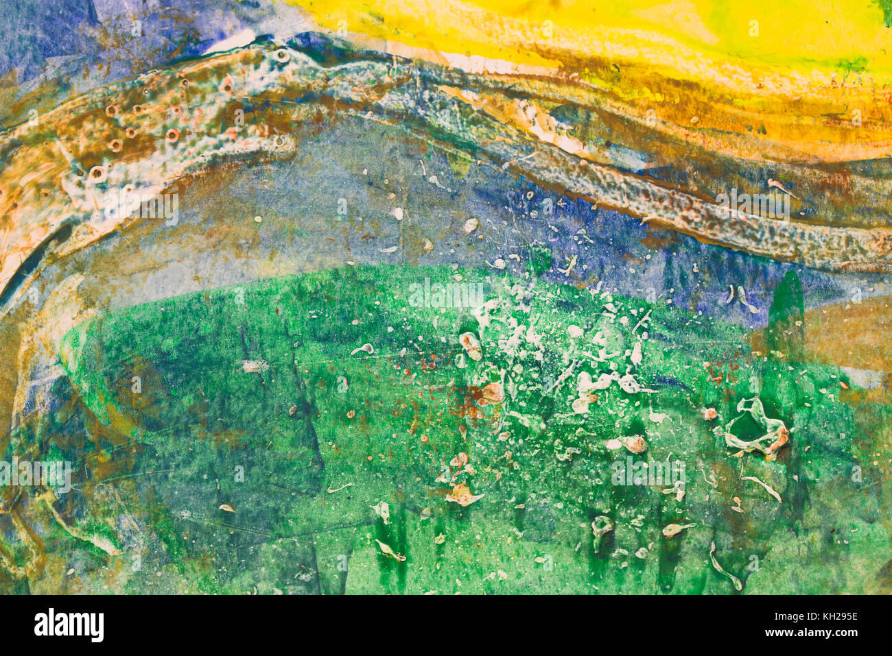 Abstract Informel Acrylic Painting Stock Photo - Alamy