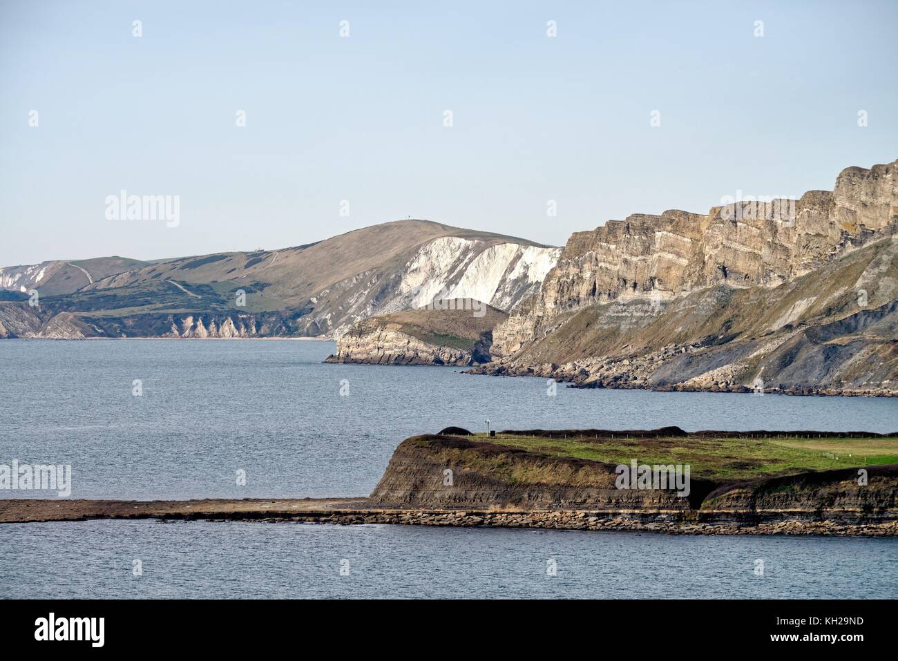 Gad cliffs on the Jurassic Coast Dorset England UK Stock Photo - Alamy