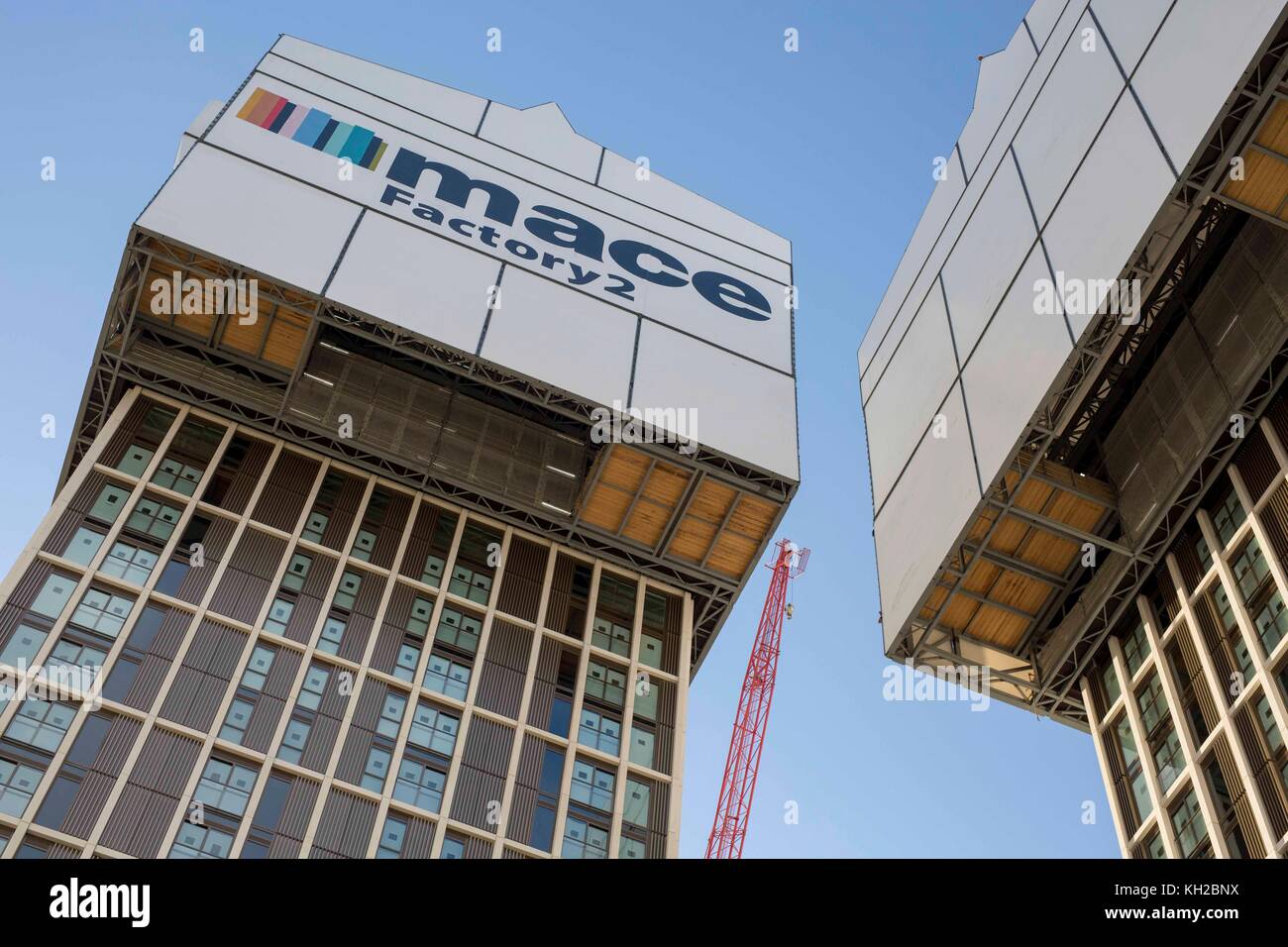 View of housing development using Mace Factory 2 in Stratford, east ...