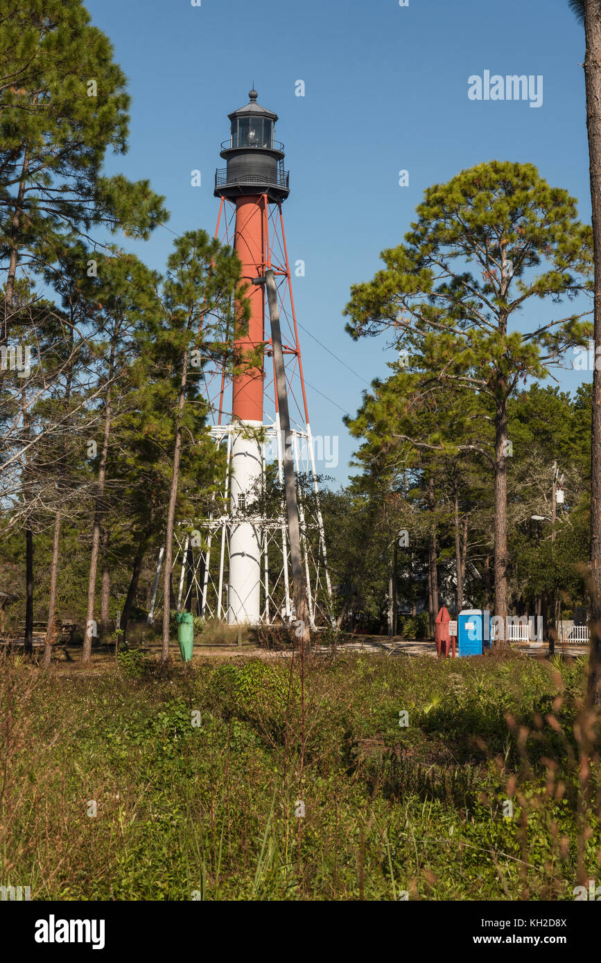 Crooked River Lighthouse in Carrabelle, Florida Stock Photo - Alamy
