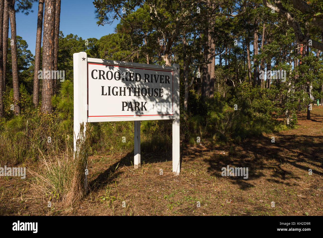 Crooked River Lighthouse in Carrabelle, Florida Stock Photo - Alamy