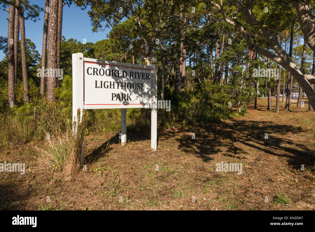 Crooked River Lighthouse in Carrabelle, Florida Stock Photo - Alamy