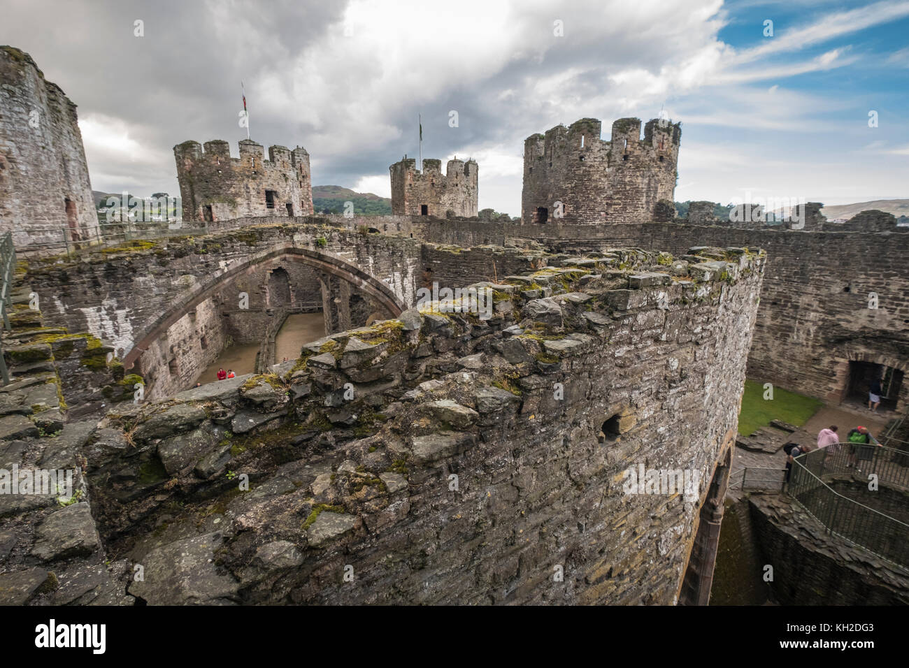 Conwy Castle, Wales Stock Photo - Alamy