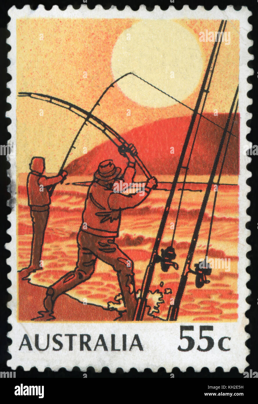 AUSTRALIA - CIRCA 1979:A Cancelled postage stamp from Australia ...