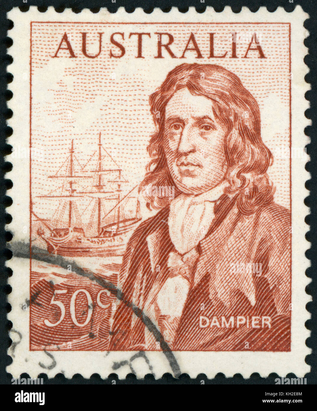 AUSTRALIA - CIRCA 1966: A used postage stamp from Australia, depicting ...