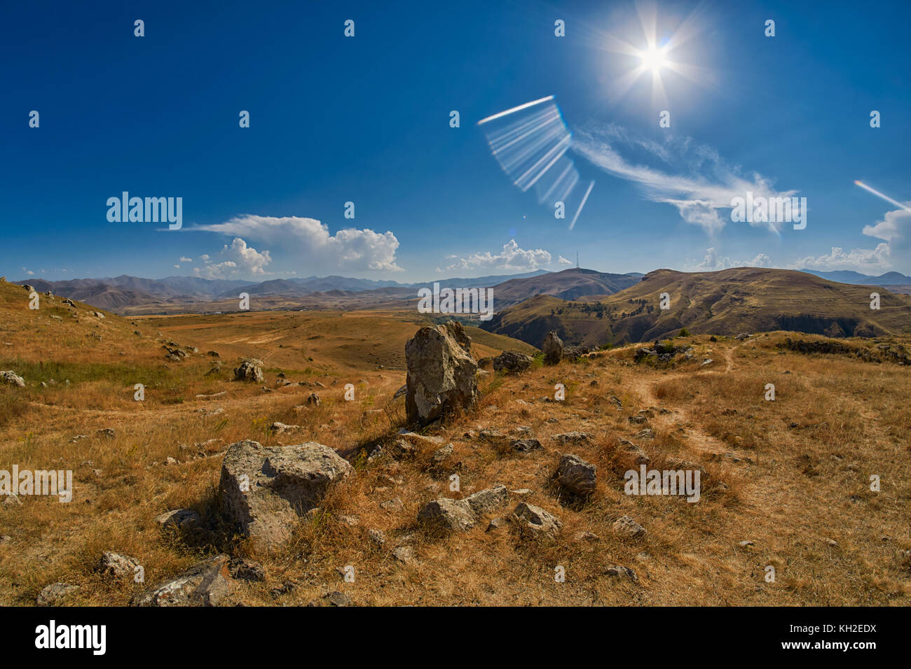 Zorats Karer (Carahunge) - Prehistoric Stone Pyramids site in Armenia ...