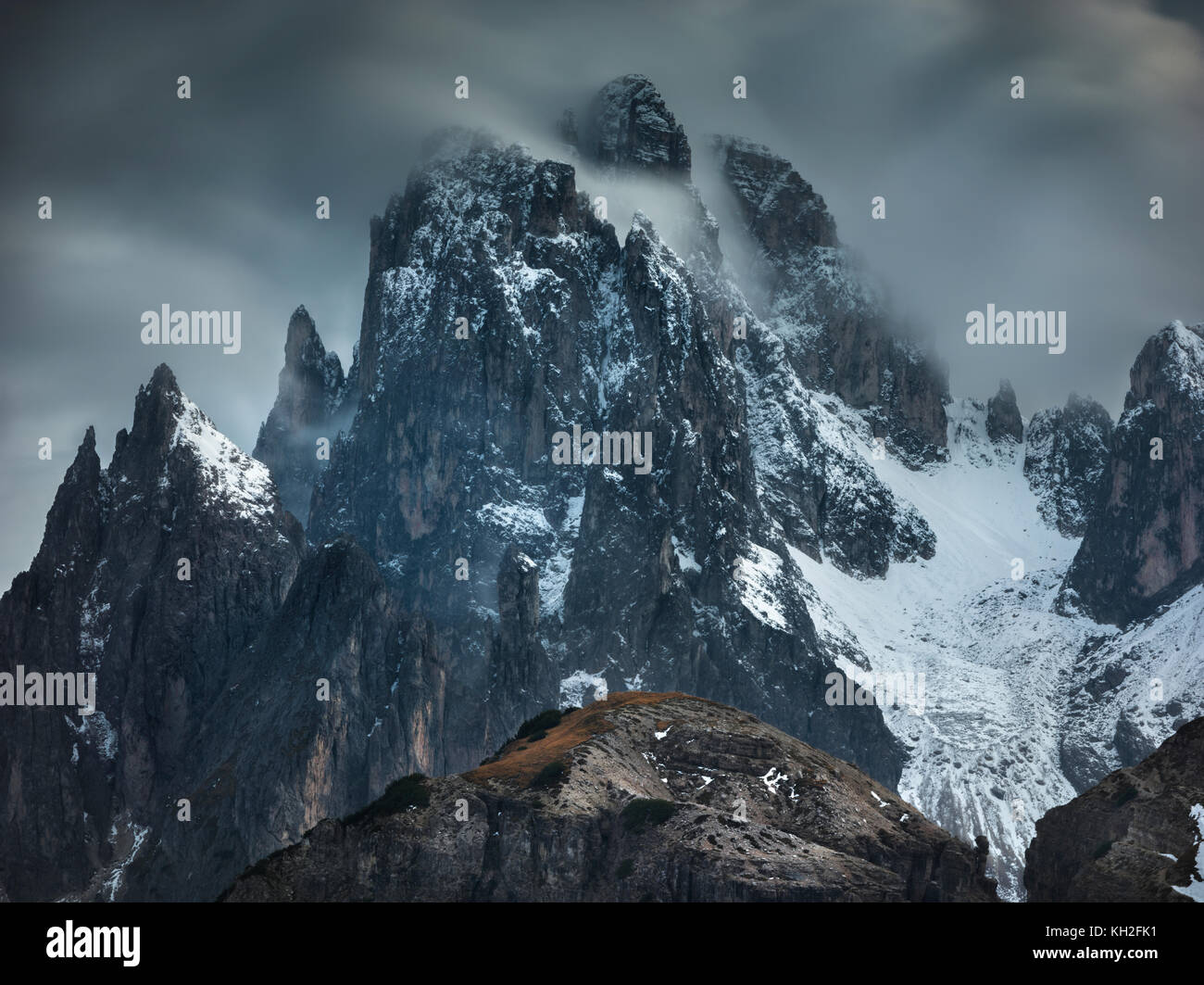 The Italian Alps, the Mountain valley, the view, the high peaks, the ...
